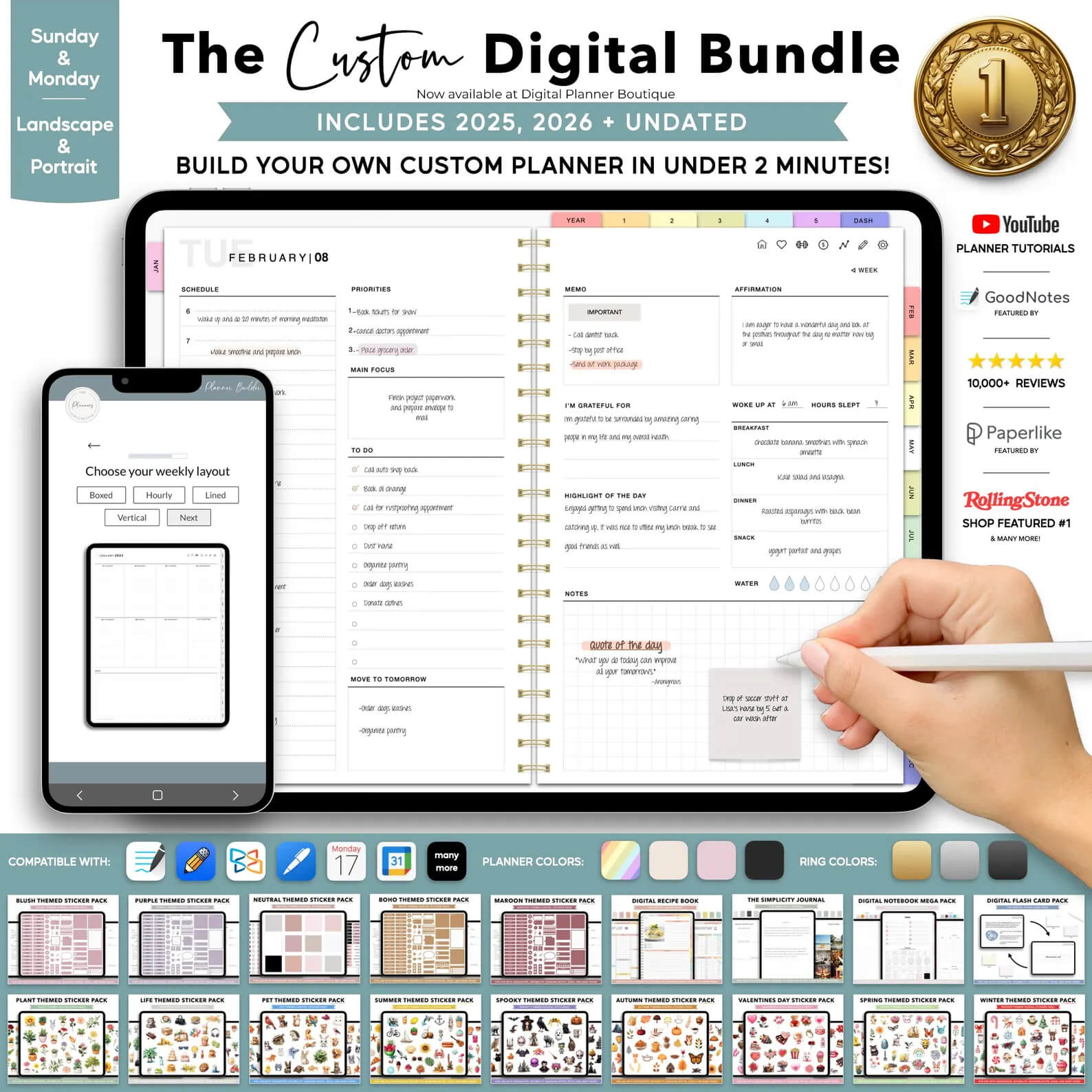 Custom Digital Planner - Digital Planner Boutique